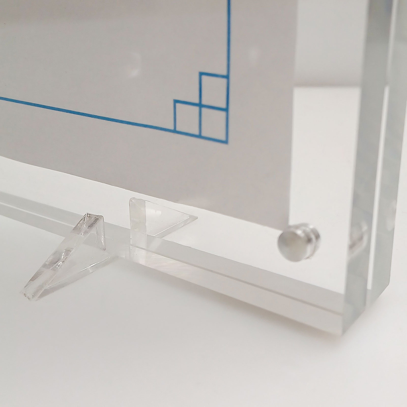 Acrylic Tombstone Photo Frame Feet Fixings (TOMB/FEET)