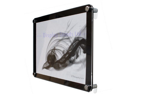 Photo Frame - Wall Mounted A3 Acrylic Poster Frame in 4 Finishes (DSFA3)