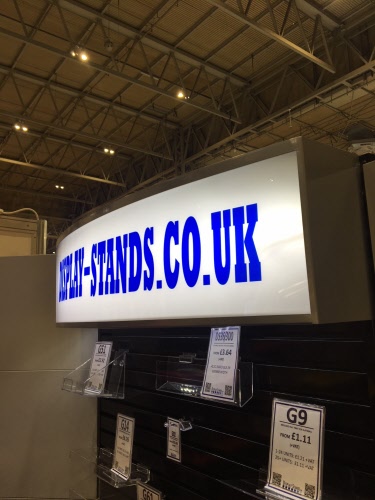 Metal Slatwall Perimeter Stand - Freestanding for Exhibition (KPER1)