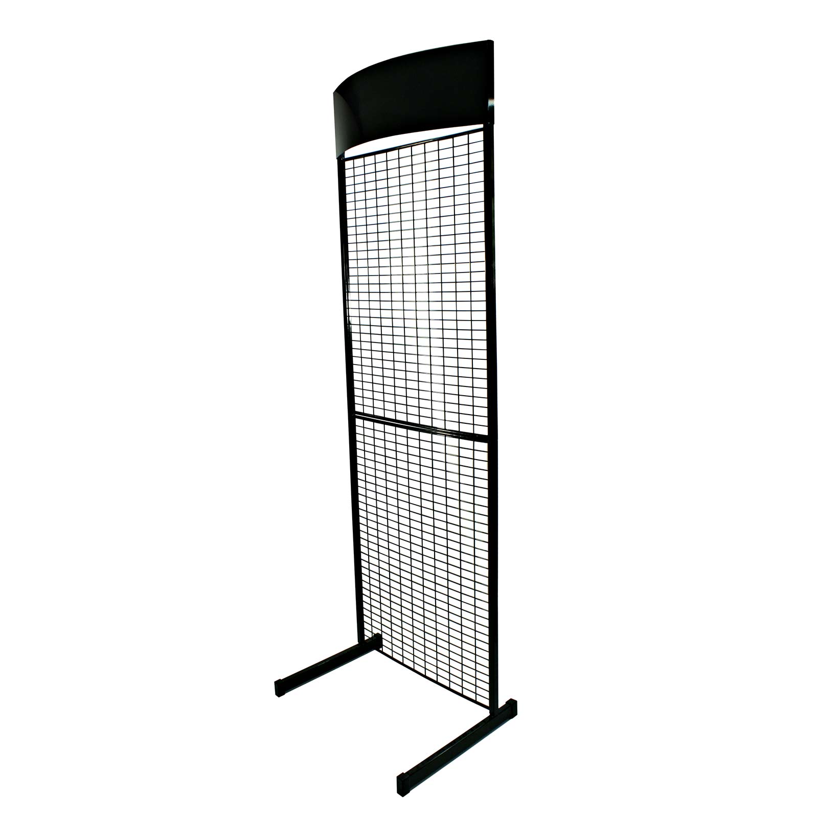 Mesh Panel General Purpose Stand with Bowed Header in Black (K26B)