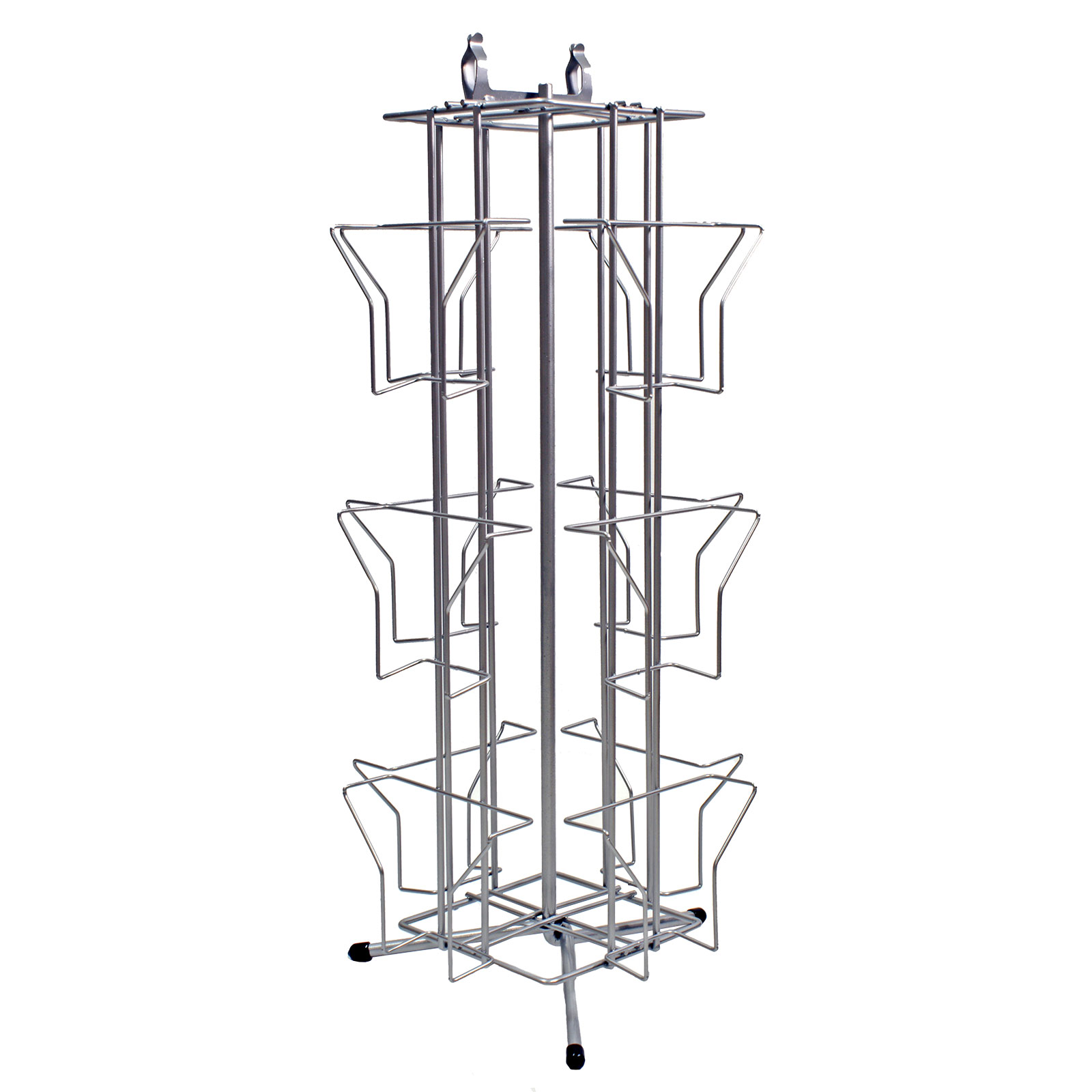 Greeting Card Stand - 5 x 7 Portrait - Rotating Counter Shop Display ...