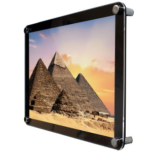 Photo Frame - Wall Mounted A3 Acrylic Poster Frame in 4 Finishes (DSFA3)