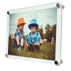 Photo Frame - Wall Mounted A3 Acrylic Poster Frame in 4 Finishes (DSFA3)