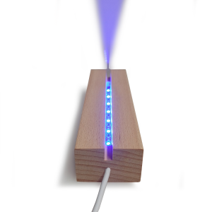 LED Light Up Wood Display Plinth Base 15cm (G801)