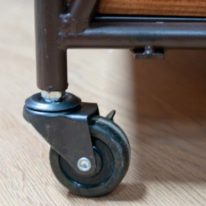 Table - Industrial Style 3 Shelf Home Retail Shelving Trolley Unit on ...